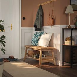 IKEA SKOGSTA Bank mit Fach