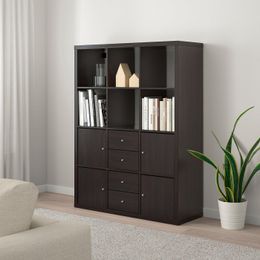 IKEA KALLAX Regal mit 6 Eins&auml;tzen