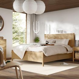 IKEA TONSTAD Bettgestell mit Schubladen