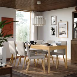 IKEA TONSTAD / TONSTAD Tisch und 6 St&uuml;hle