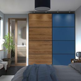 IKEA PAX / MEHAMN/AULI Kleiderschrank mit Schiebet&uuml;ren