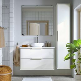 IKEA HAVB&Auml;CK / VINDEL&Auml;LVEN Waschbeckschr+Schubladen/Waschbeck