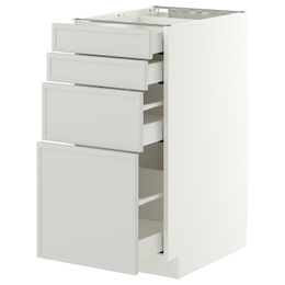 IKEA METOD / MAXIMERA Unterschr., 4 Fronten/4 Schubladen