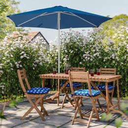 IKEA ASKHOLMEN Tisch+4 Klappst&uuml;hle/au&szlig;en