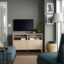 IKEA BEST&Aring; TV-Bank mit T&uuml;ren