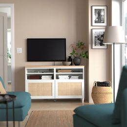 IKEA BEST&Aring; TV-Bank mit T&uuml;ren