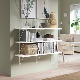 IKEA BERGSHULT / PERSHULT Wandregalkombination