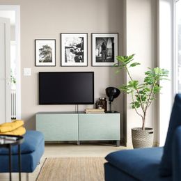 IKEA BEST&Aring; TV-Bank mit T&uuml;ren