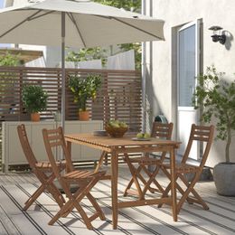 IKEA ASKHOLMEN Tisch+4 Klappst&uuml;hle/au&szlig;en