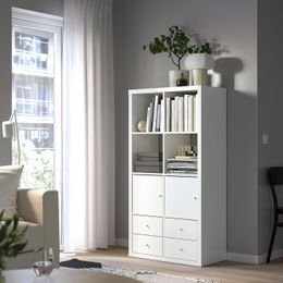 IKEA KALLAX Regal mit 4 Eins&auml;tzen