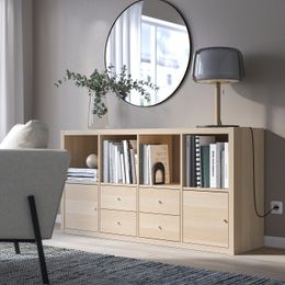 IKEA KALLAX Regal mit 4 Eins&auml;tzen