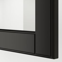 IKEA METOD / MAXIMERA Wandschrank m 2 Glast&uuml;ren/2 Schubl.