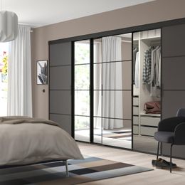 IKEA SKYTTA / MEHAMN/AULI Schiebet&uuml;r-Kombination