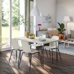 IKEA SK&Aring;LSTA Tisch und 4 St&uuml;hle