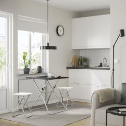 IKEA GUNDE / GUNDE Tisch + 2 Hocker