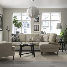 IKEA EKHOLMA Ecksofa 4-sitzig ohne Abschluss
