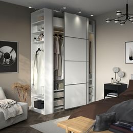 IKEA PAX / MEHAMN Kleiderschrank mit Schiebet&uuml;ren