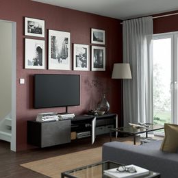 IKEA BEST&Aring; TV-Bank mit T&uuml;ren