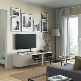 IKEA BEST&Aring; TV-Bank mit T&uuml;ren