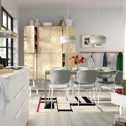 IKEA VIHALS / VIHALS Tisch und 6 St&uuml;hle