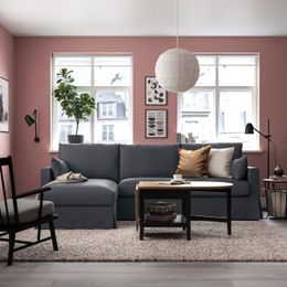 IKEA HYLTARP 3er-Sofa mit R&eacute;camiere, links
