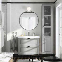 IKEA T&Auml;NNFORSEN / ORRSJ&Ouml;N Waschbschr+Schubladen/Waschb/Mibatt