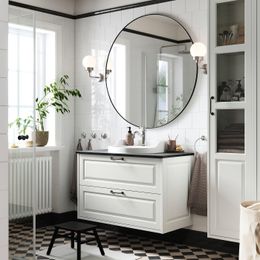 IKEA T&Auml;NNFORSEN / RUTSJ&Ouml;N Waschbschr+Schubladen/Waschb/Mibatt