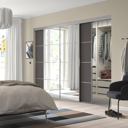 IKEA SKYTTA / MEHAMN/AULI Schiebet&uuml;r-Kombination