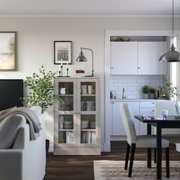 IKEA HAVSTA Vitrine mit Sockel