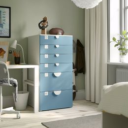 IKEA SM&Aring;STAD / PLATSA Kommode mit 6 Schubladen