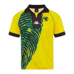 Kappa - "Pox Too Hot" T-Shirt f&uuml;r Herren, Regul&auml;r (Leuchtend Gelb/Schwarz)