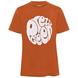 Pretty Green - T-Shirt f&uuml;r Herren, Rundhalsausschnitt (Orange)