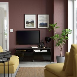 IKEA BEST&Aring; TV-Bank mit Schubladen