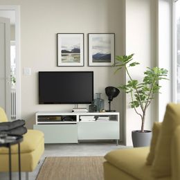 IKEA BEST&Aring; TV-Bank mit Schubladen