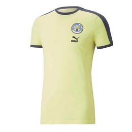 Puma - "Ftblheritage T7" T-Shirt f&uuml;r Herren (Gelb)