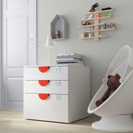 IKEA SM&Aring;STAD / PLATSA Kommode mit 3 Schubladen