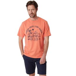 Saltwell - "Portrush" T-Shirt f&uuml;r Herren, Rundhalsausschnitt, Regul&auml;r (Koralle)