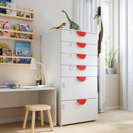 IKEA SM&Aring;STAD / PLATSA Kommode mit 6 Schubladen