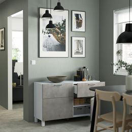IKEA BEST&Aring; Aufbewkomb.+T&uuml;ren/Schubladen