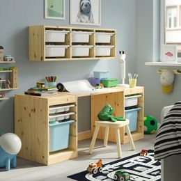 IKEA TROFAST Schreibtisch mit Boxen/Ablagen