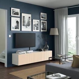 IKEA BEST&Aring; TV-Bank mit T&uuml;ren