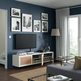 IKEA BEST&Aring; TV-Bank mit T&uuml;ren