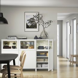 IKEA BEST&Aring; Aufbewahrung mit T&uuml;ren