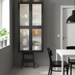 IKEA METOD Wandschrank horiz. m Vitrinent&uuml;r