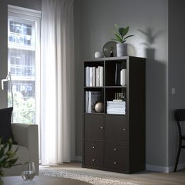 IKEA KALLAX Regal mit 4 Eins&auml;tzen