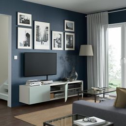 IKEA BEST&Aring; TV-Bank mit T&uuml;ren