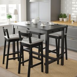 IKEA NORDVIKEN / NORDVIKEN Theke + 4 Barst&uuml;hle