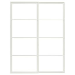 IKEA PAX Rahmen f Schiebet&uuml;rpaar mit Schiene