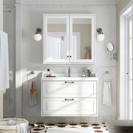 IKEA T&Auml;NNFORSEN / RUTSJ&Ouml;N Waschbschr+Schubladen/Waschb/Mibatt