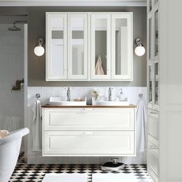 IKEA T&Auml;NNFORSEN / RUTSJ&Ouml;N Waschbschr+Schubladen/Waschb/Mibatn